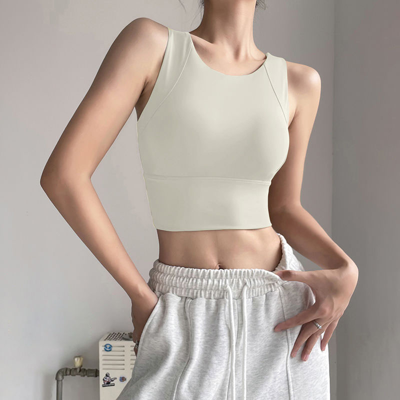 One-pads Sports Bra Women Shockproof Running Yoga Bra Seamless ...
