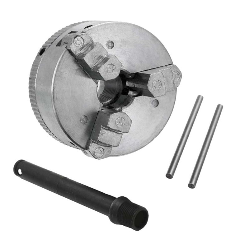 Z011 Mini Drill Chuck Zinc Alloy Manual Self-Centering Metal 3-Jaw ...
