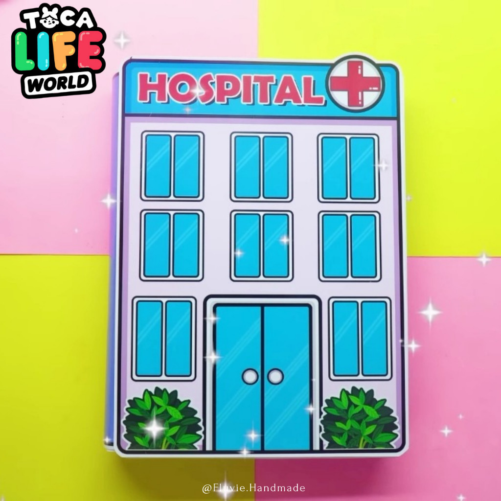 Toca Boca Hospital Paper Doll Quite Book | Shopee Malaysia