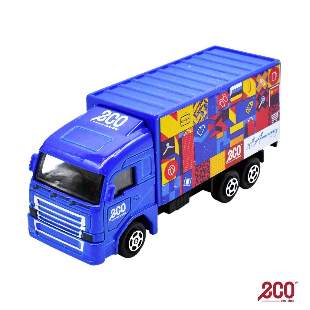 Cancel Eco Shop 20TH Anniversary Short Box Truck Lorry In Blue Colour ...