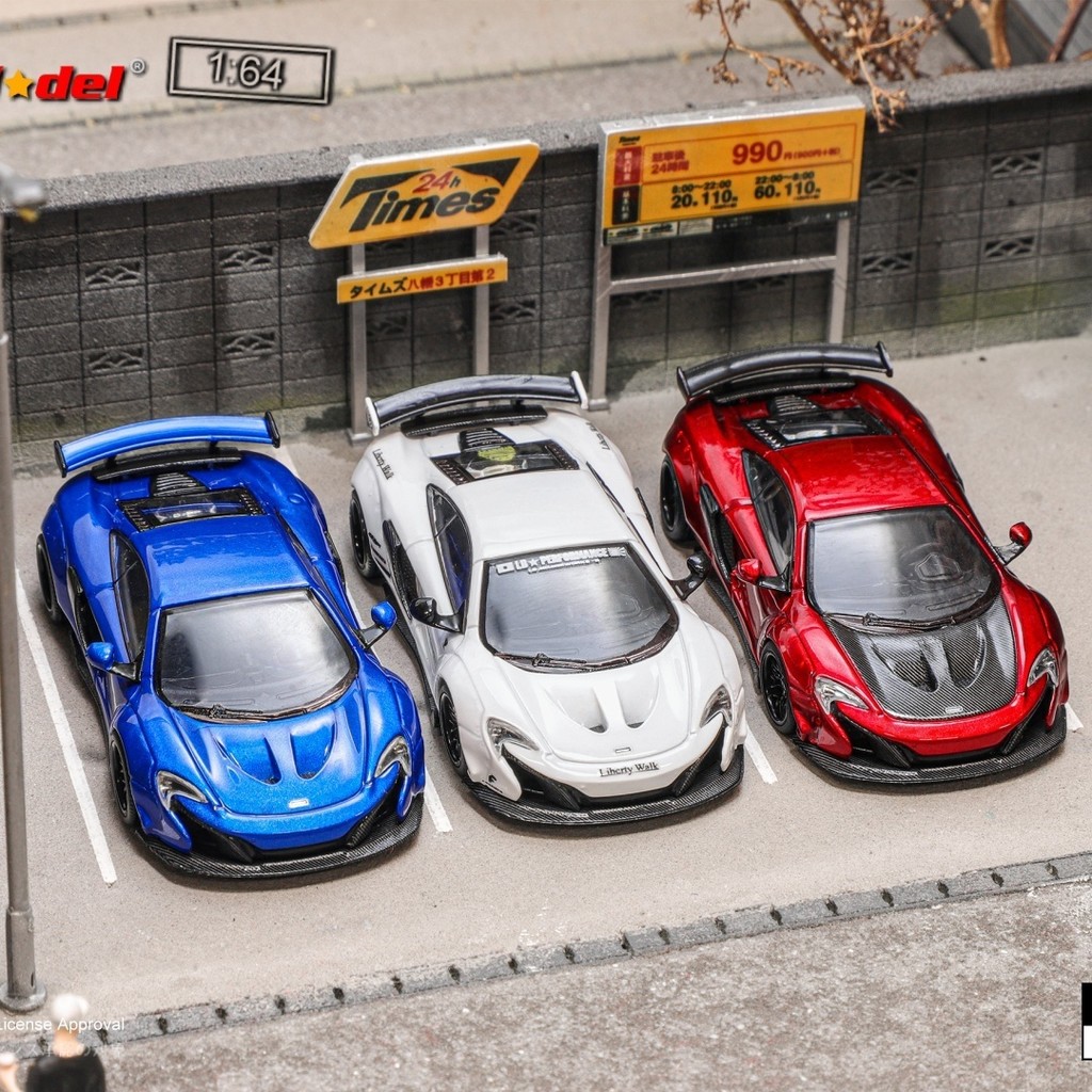 Star Model 1: 64 McLaren MCL LBWK 650S Wide Body Modified Alloy Car ...