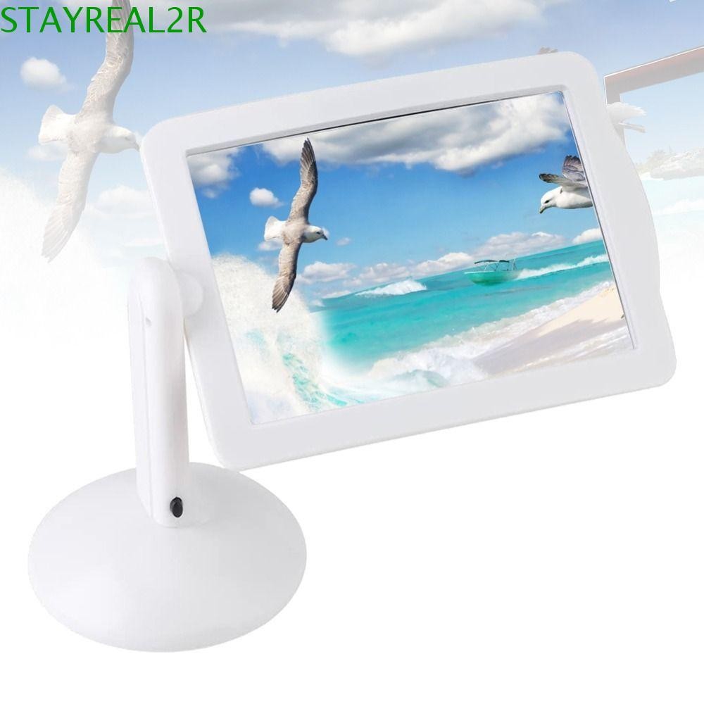 STAYREAL2R Magnifying Glass Loupe 360° Rotatable Brighter Desktop LED ...
