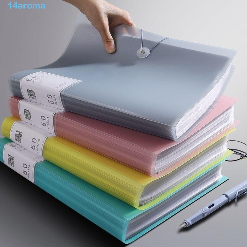 AROMA A4 File Paper Folder, Desktop Storage Multifunctional A4 File ...