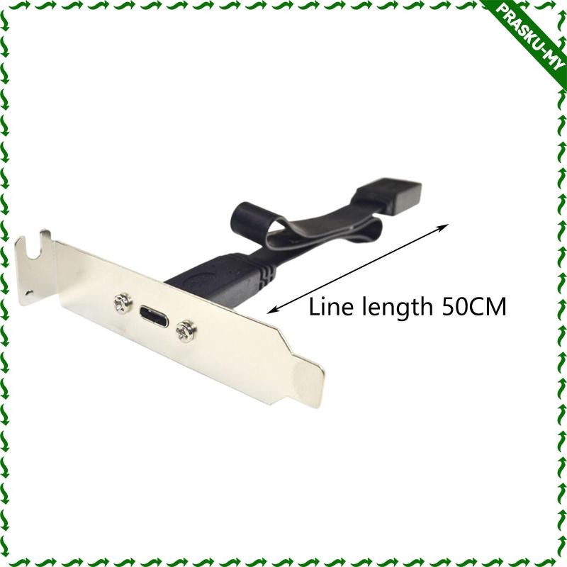 [PraskuMY] USB 3.1 Front Panel Header Type E to USB C Type C Female ...