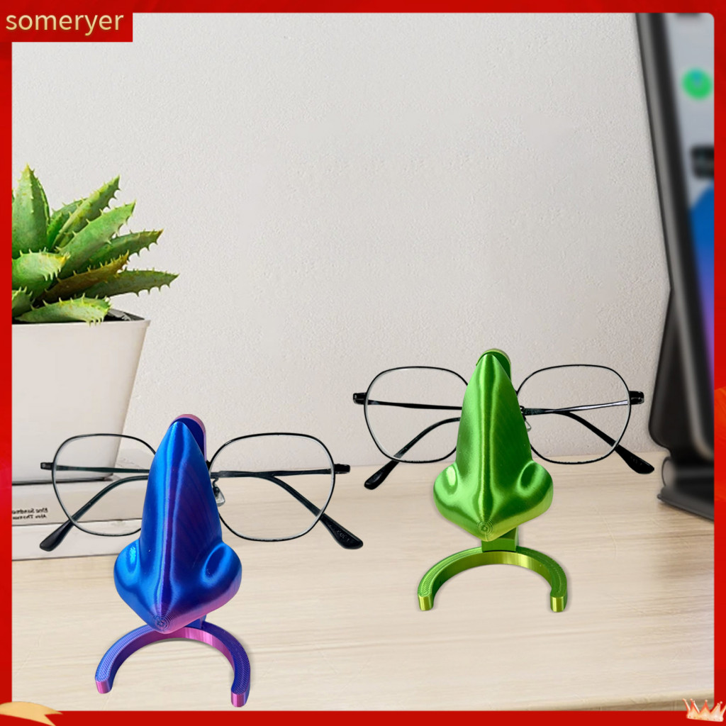someryer| Pla Material Glasses Holder Reading Glasses Stand Unique Nose ...