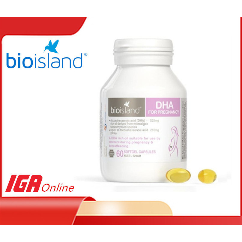 [EXP 10/2027] Bio Island DHA for Pregnancy (60 Capsules) ( Made in Australia ) | Shopee Malaysia