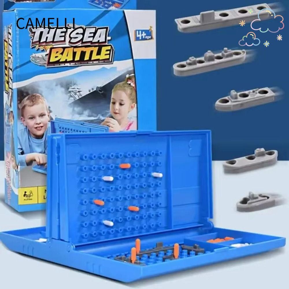 CAMELLI Battleship Board Game, Educational Traditional Naval Chess Game ...