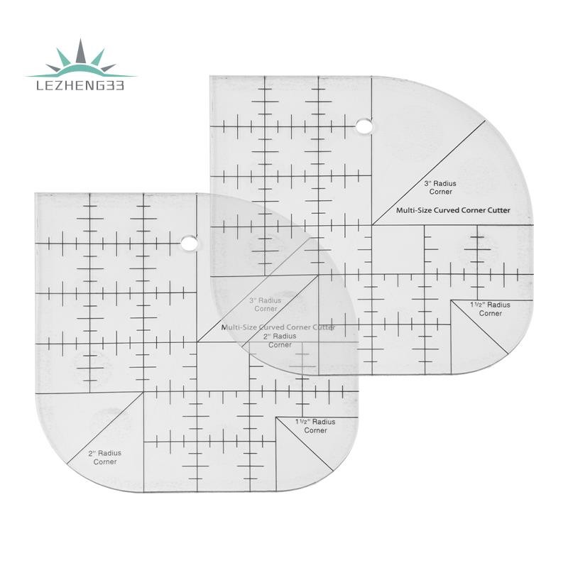 Creative Curved Corner Cutter Quilt Ruler,Acrylic Sewing Curved Corner ...