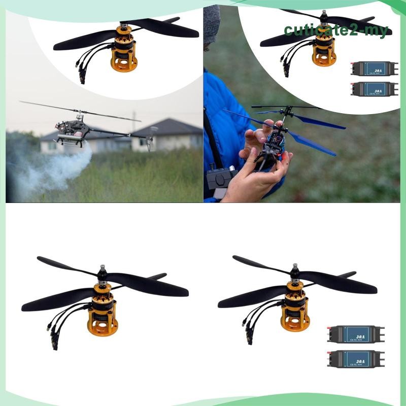 [CuticateddMY] Double Propellers RC Plane Motor Kit Professional ...