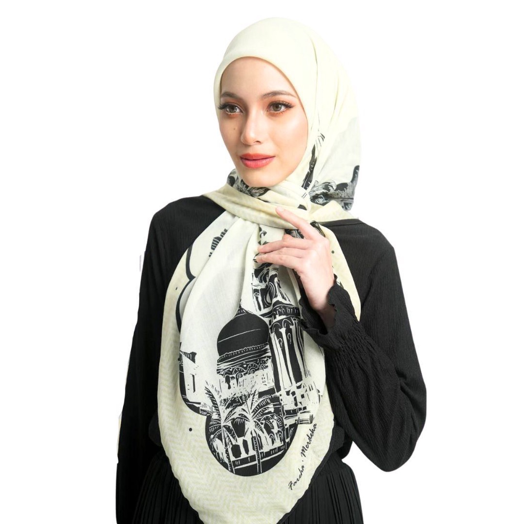 FAREHA TUDUNG BAWAL PRINTED - NOSTALGIA MERDEKA EDITION COLLECTION ...