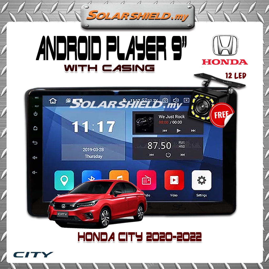 Honda CIty 2020-2022 9'' Android Player GPS Waze Android 8.1 Wifi GPS ...