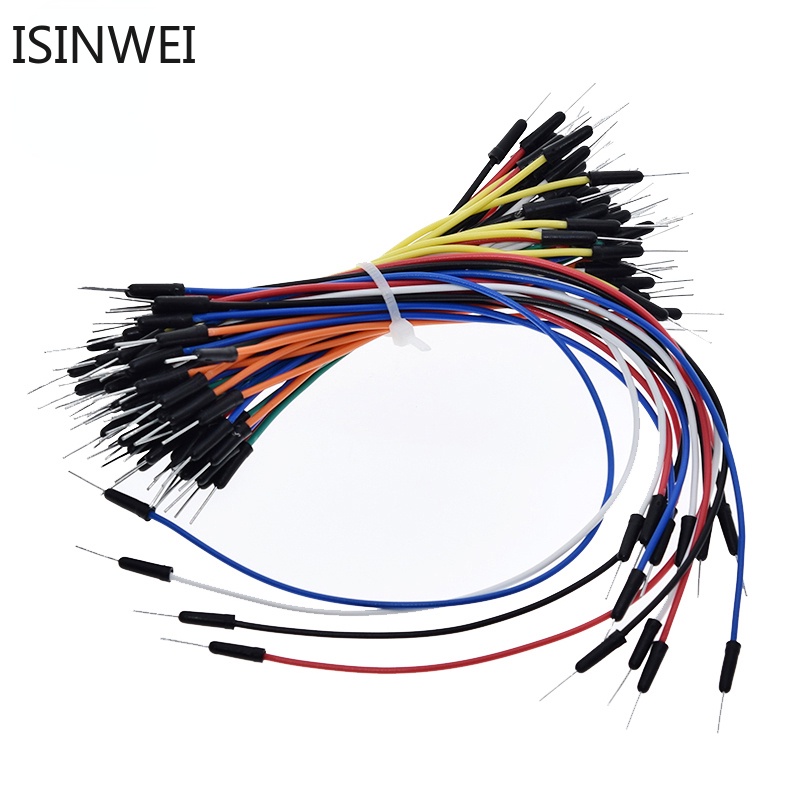 65pcs Jump Wire Cable Male To Male Jumper Wire for Arduino Breadboard ...