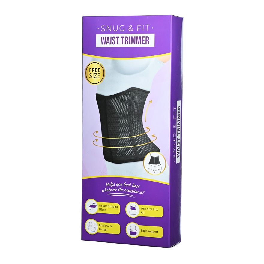 MY SNUG & FIT Waist Trimmer Black (1's) | Shopee Malaysia
