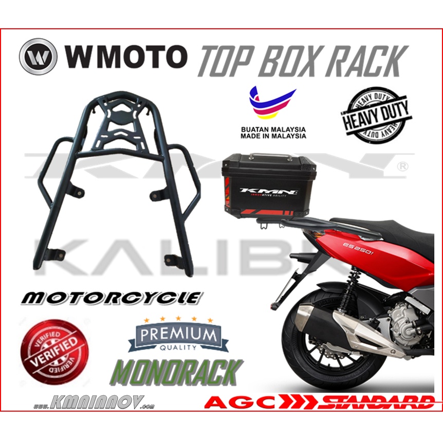 WMOTO ES250I SCOOTER TOP BOX RACK MONORACK TOP HEAVY DUTY | Shopee Malaysia
