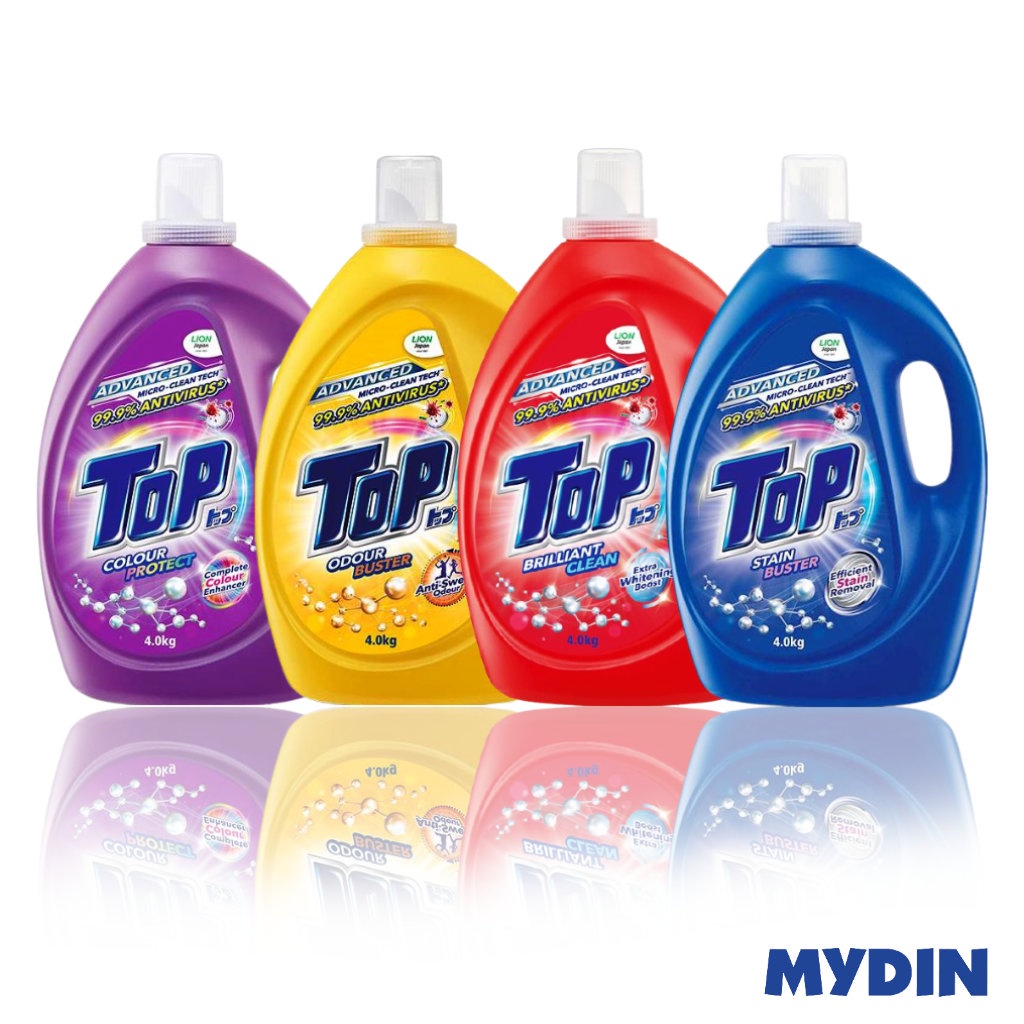 Top Detergent Liquid (3.6kg) - 4 Variants | Shopee Malaysia