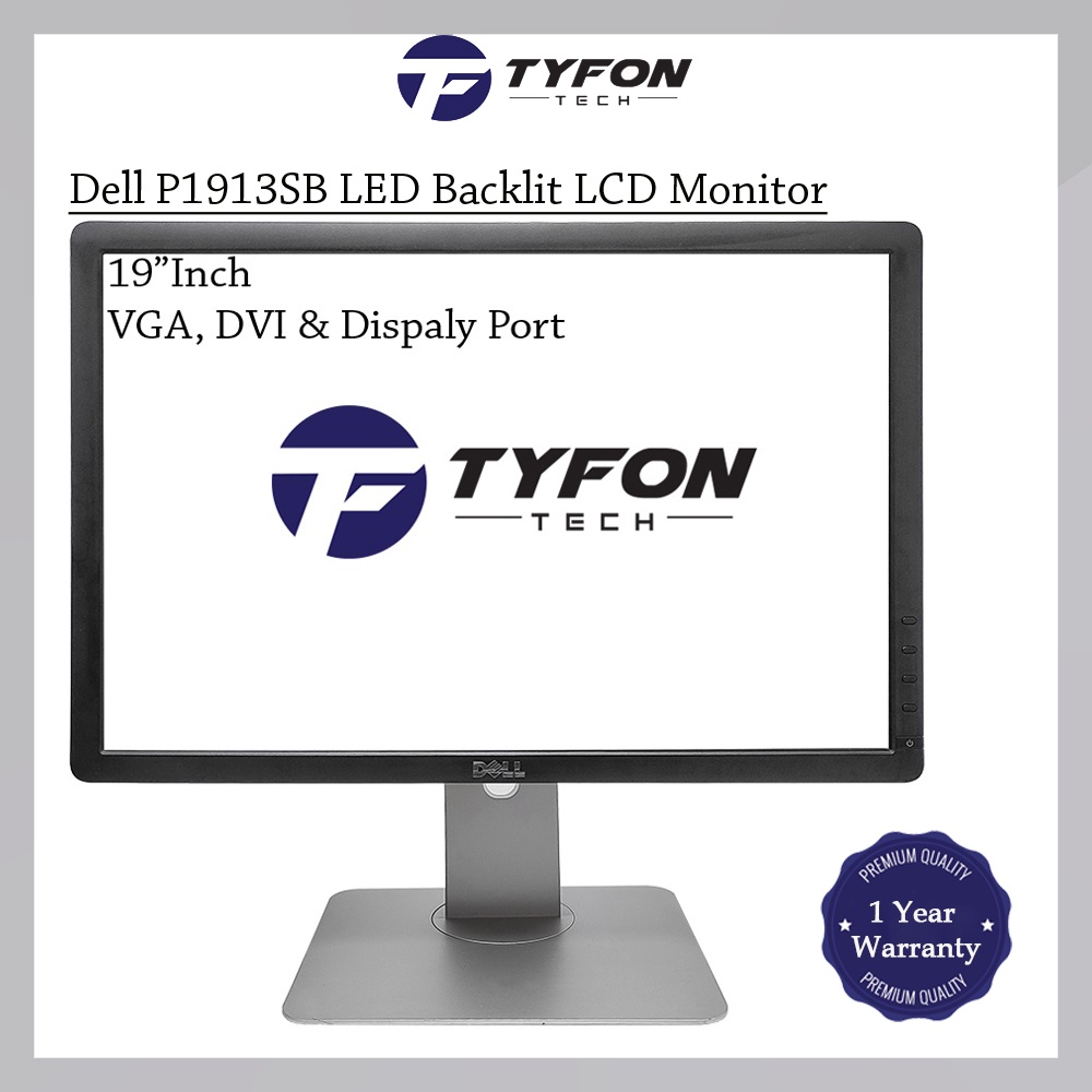 Dell 19" Inch Widescreen LED Backlit LCD Monitor P1913b (Refurbished ...