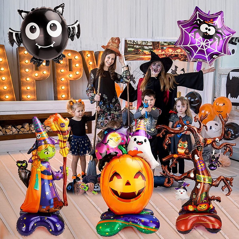 Large Halloween Foil Standing Balloon Halloween Decorations Party Props ...