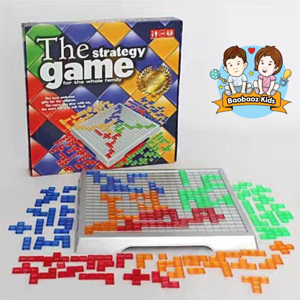 The Strategy Board Game Blokus Exquisite Educational Toys 2-4 Persons ...