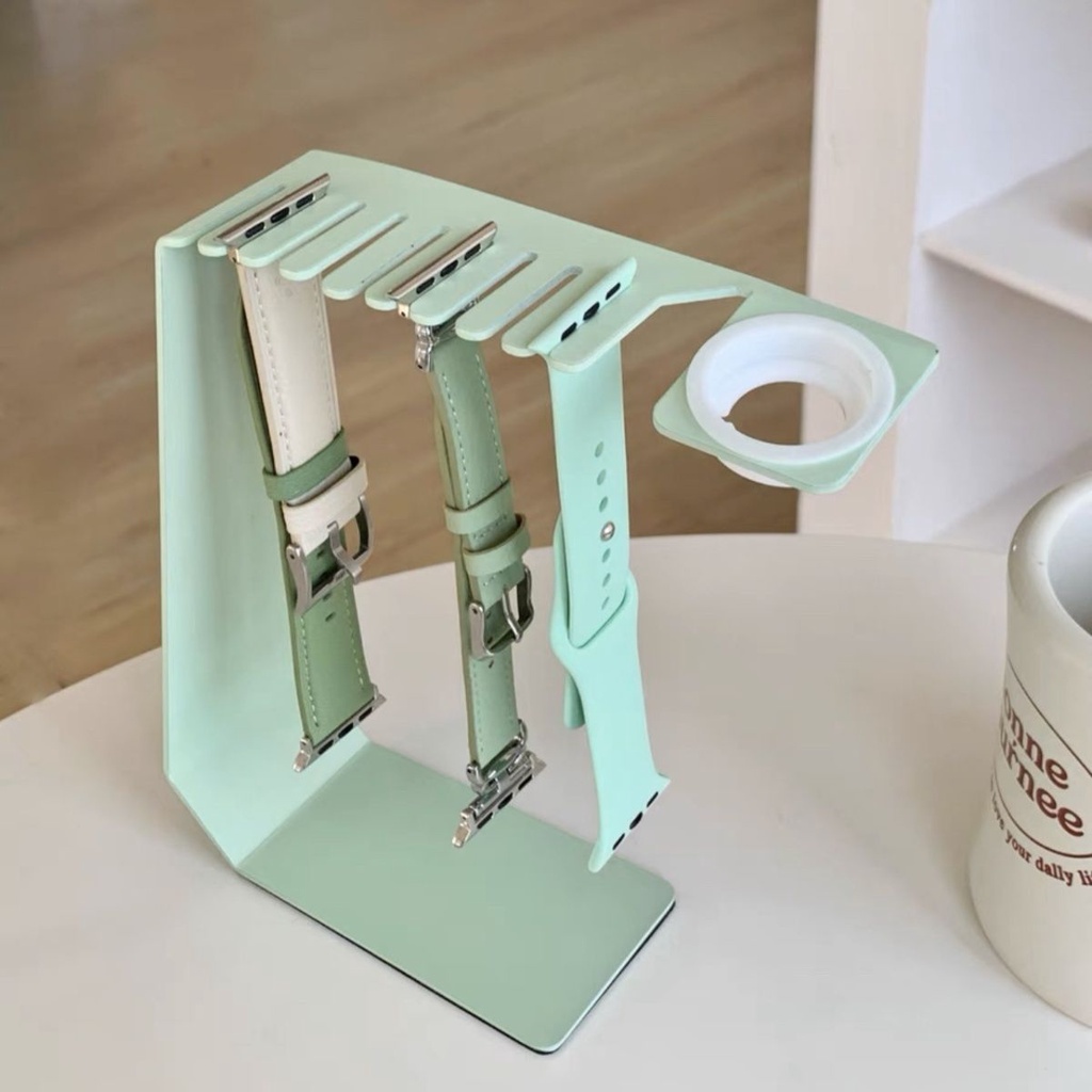 Macaron Color Strap Storage Rack Stainless Steel Watch Holder Storage ...