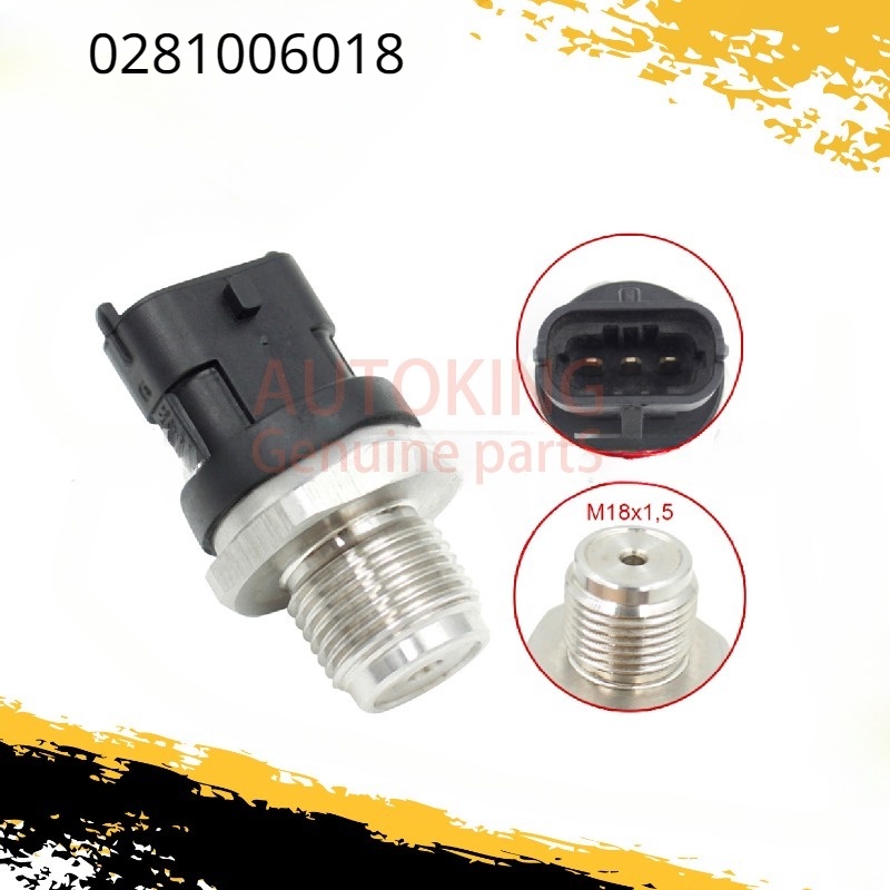 0281006018 Bar Fuel Rail Pressure Sensor for Ford Ranger for Mazda BT ...