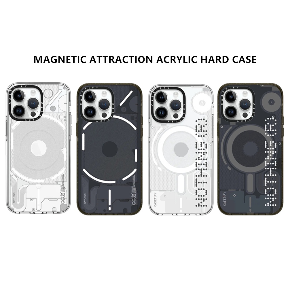 CaseTifg Brand Trendy Science Style Magnetic Charging Phone Case With ...
