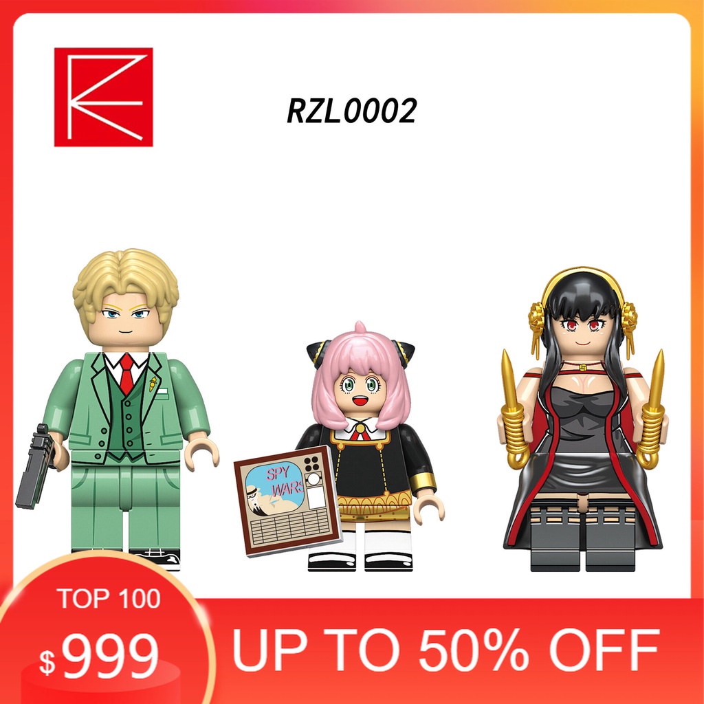 SPY×FAMILY Lego Block Anya Forger Yor Forger Loid Forger | Shopee Malaysia