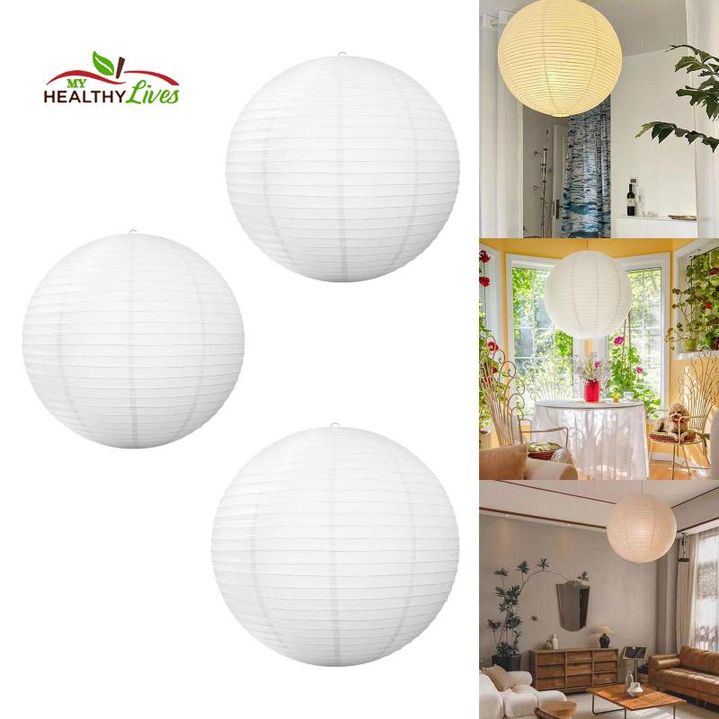 [HtongMY] Rice Paper Lamp Shade Nordic Japanese Ceiling Light Cover ...