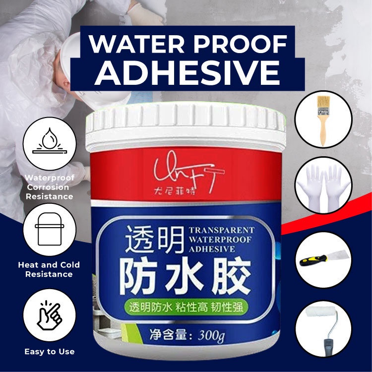 300g Sealant Transparent Super Waterproof Glue Spray Agent Toilet Anti ...