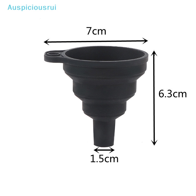 Auspiciousrui Food Grade Silicone Funnel Mini Silicone Folding Funnel ...