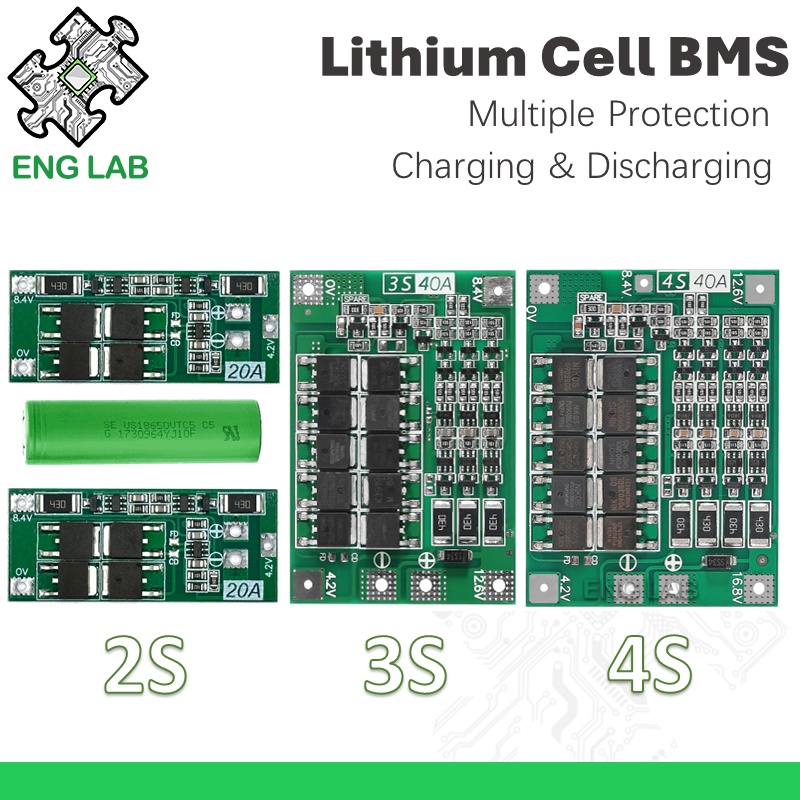 ENGLAB★2S/3S/4S 18650 Charger, Lithium Battery Charging Circuit ...