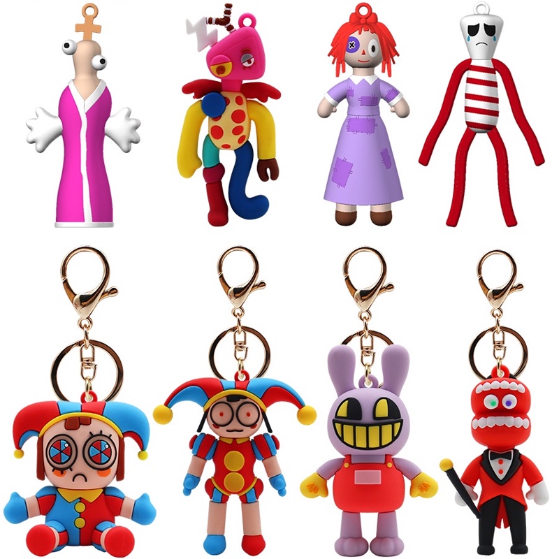 The Amazing Digital Circus Keychain Jax Pomni Zooble Ragatha Caine ...
