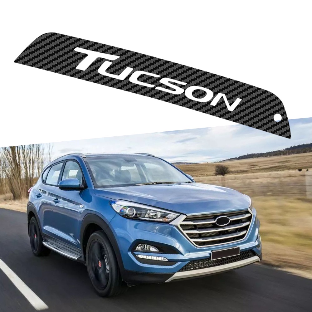 Scrub / Carbon Fiber Car Rear High Position Braking Lights Sticker ...