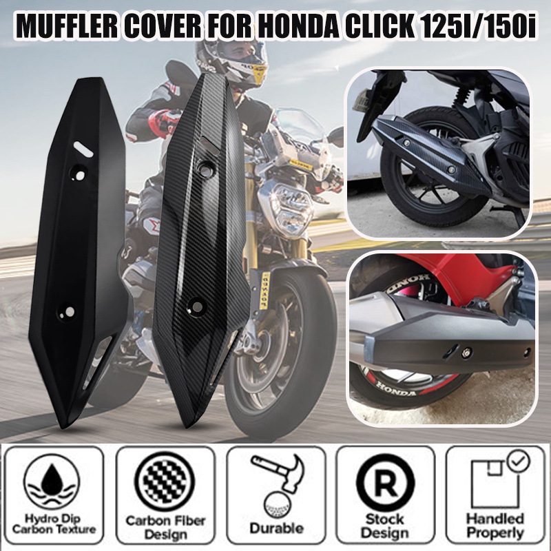 HONDA CLICK 125i/150i V2 GAME Changer Muffler Cover Exhaust Pipe Shield ...