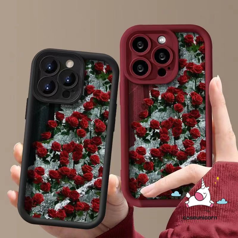 Art Fresh Flower Retro Rose Case For Realme C63 C51S C53 C35 Note 50 ...
