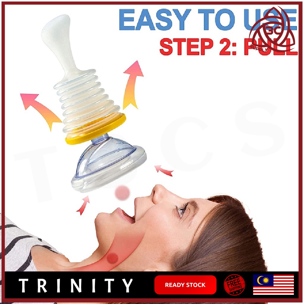 CPR Pump Assist Penyelamat Tercekik Instant Fast Choking Rescue Device ...