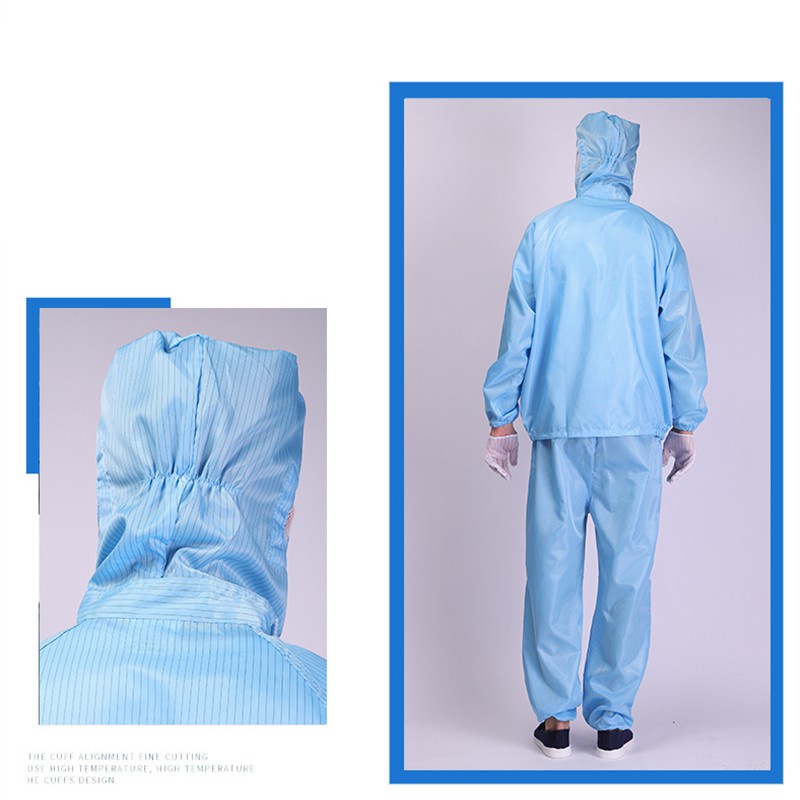 2 in 1 Esd suit Ppe Protective Suit Washable Antistatic Coverall Work ...