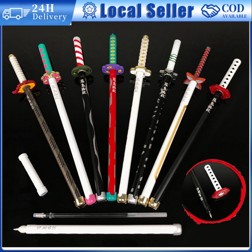 Anime Demon Slayer Pen multi-function cosplay Tanjiro neutral pen props ...