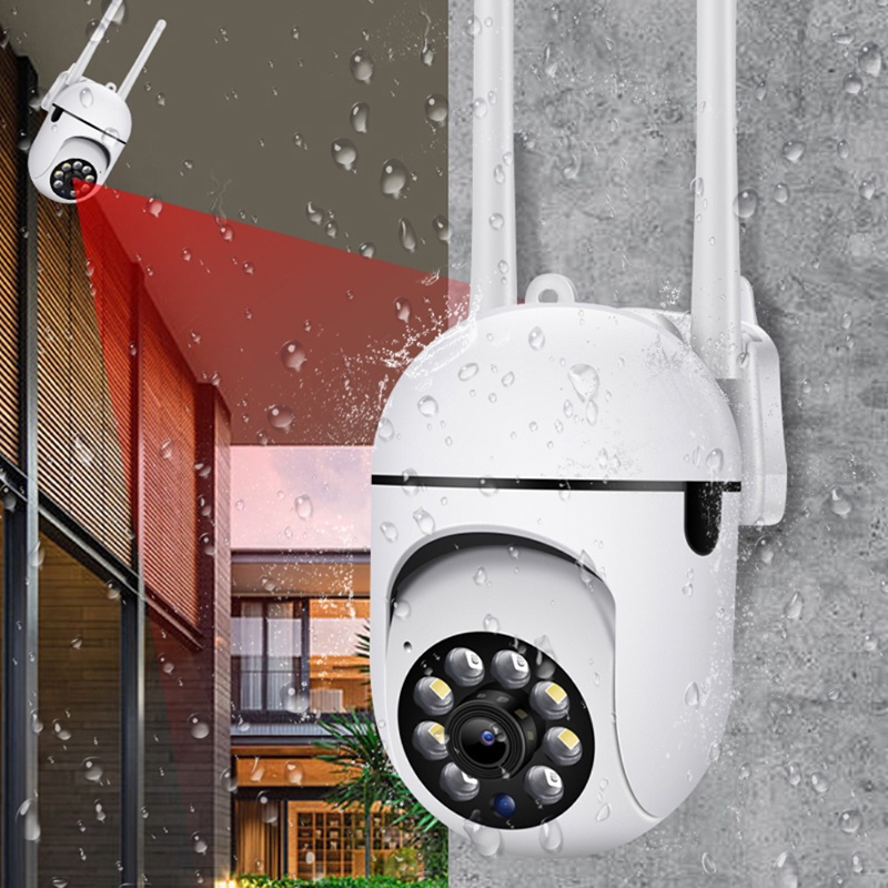 Wireless IP Camera 1080p Indoor Outdoor Surveillance Color Night Vision ...
