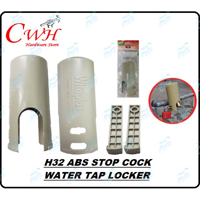 WIRAPLAS 1/2" WATER TAP STOP COCK LOCK COVER / WATER TAP LOCKER H32 1/2 ...