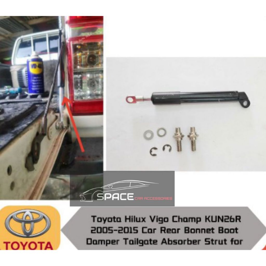 Toyota Hilux Vigo Champ KUN26R 2005-2015 Car Rear Bonnet Boot Damper ...