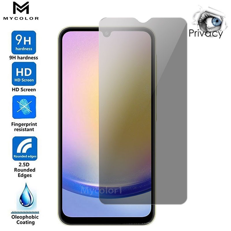 Privacy Tempered Glass For Samsung ss Galaxy C55 A55 A54 A35 A34 A25 A24 A15 A14 A05 A05s A04 ...