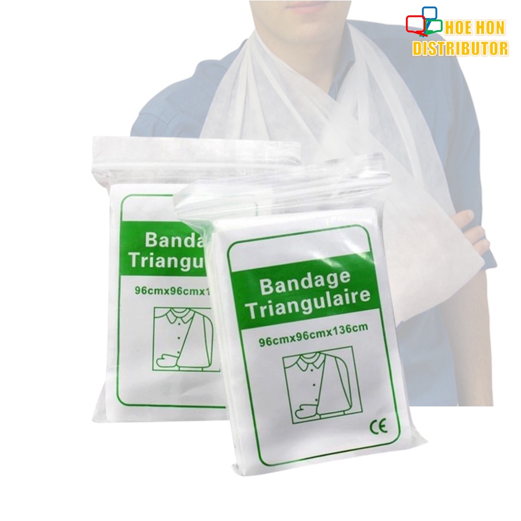 Triangle Bandage 1pc Non Woven Fabric Immobilizer Hand Arm Elbow Sport ...