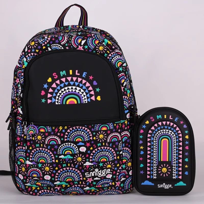 Australia smiggle Colorful Children Backpack Series, smiggle Rainbow ...