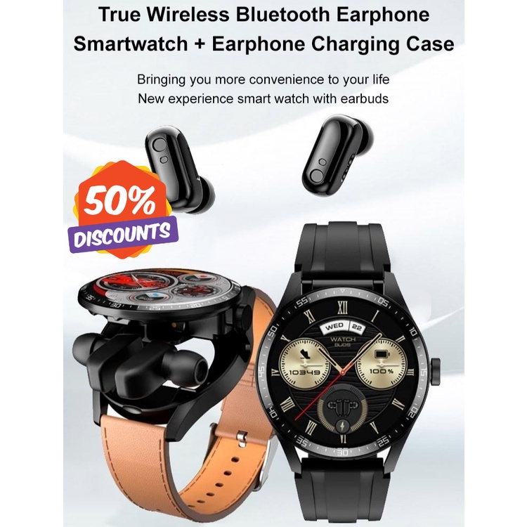 Smart watch bluetooth headset smart bluetooth headset | Shopee Malaysia