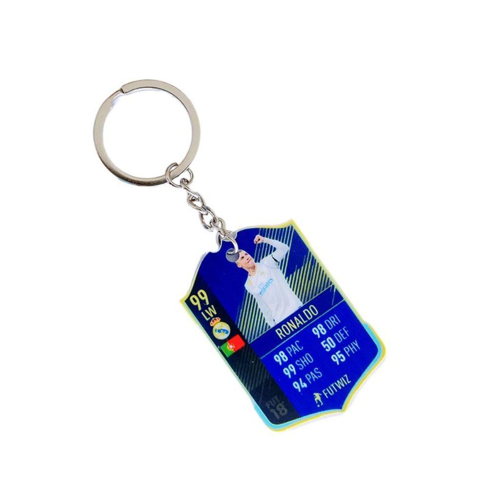 ALISONDZ Football Keyring, Messi Beckham Soccer Key Chain, Football ...