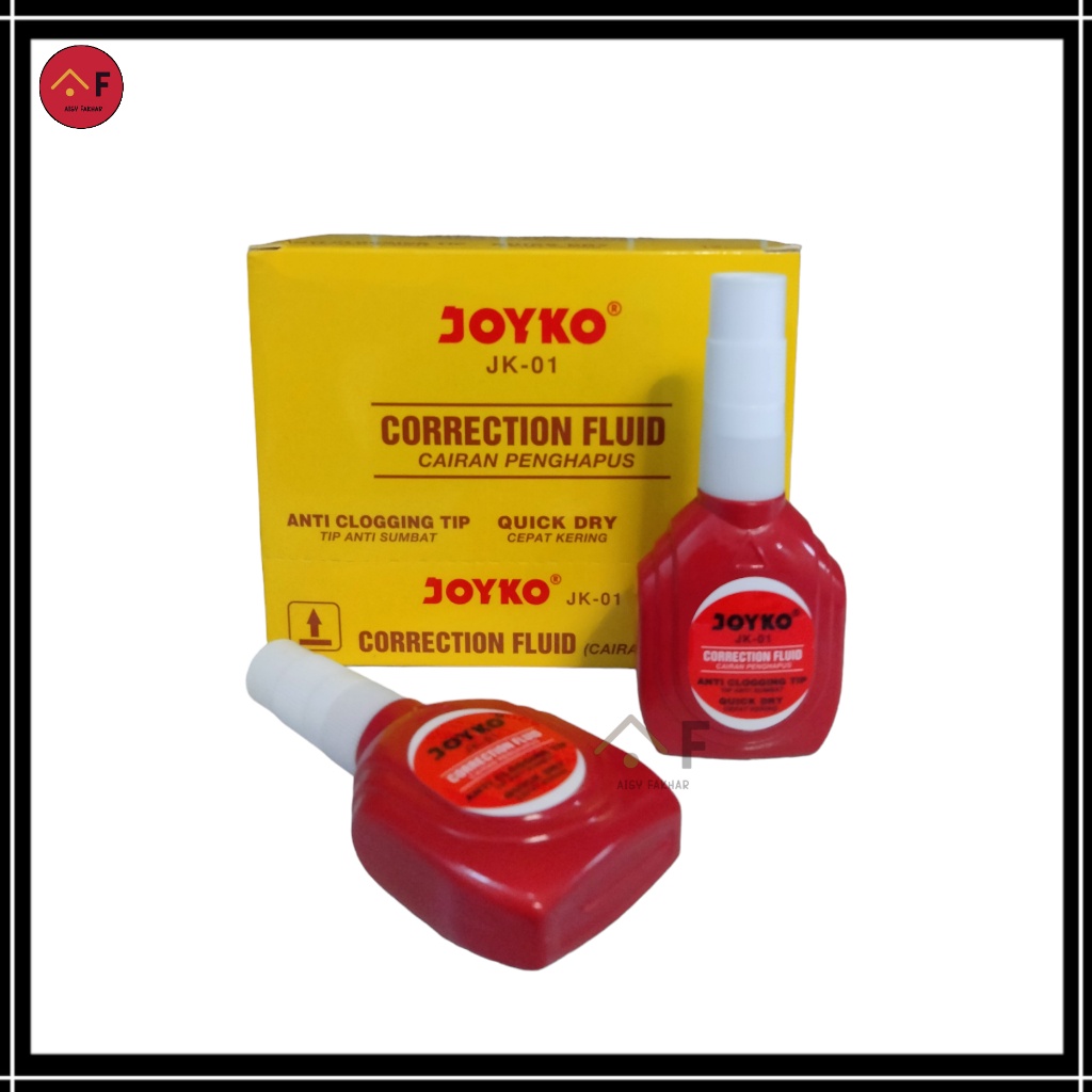 Typex Liquid JK-01 | Type X Liquid Correction Fluid Pen Joyko JK 01 ...