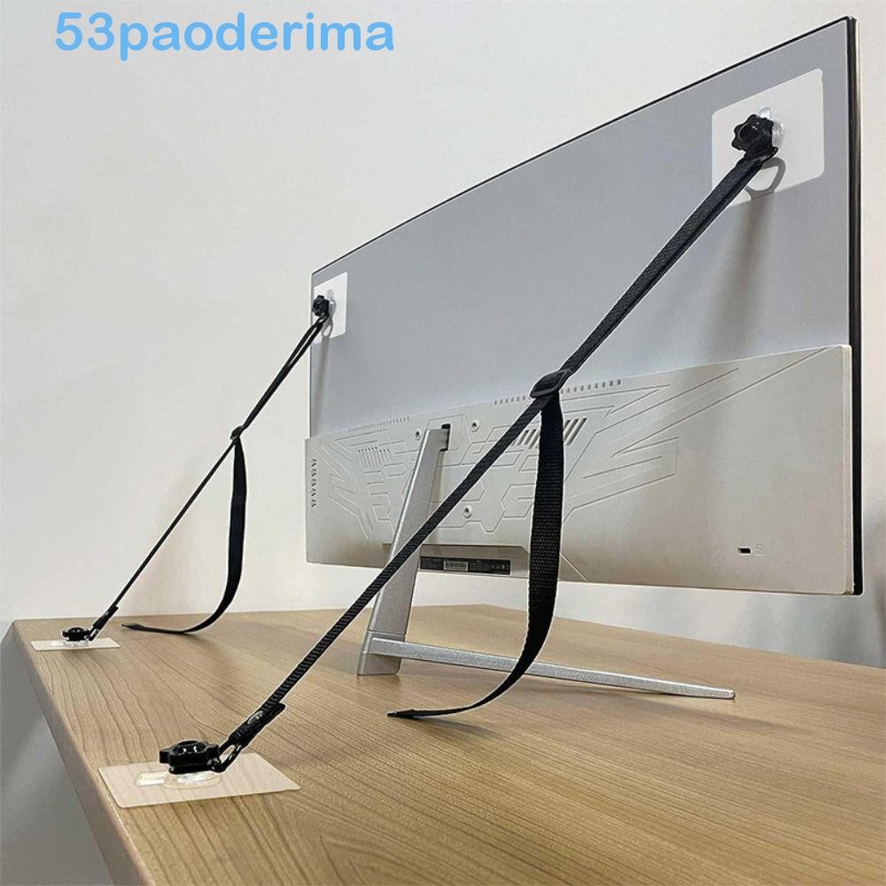 PAODERIMA 2Pcs TV Safety Strap Set, Durable Anti-Tip Furniture Mounting ...