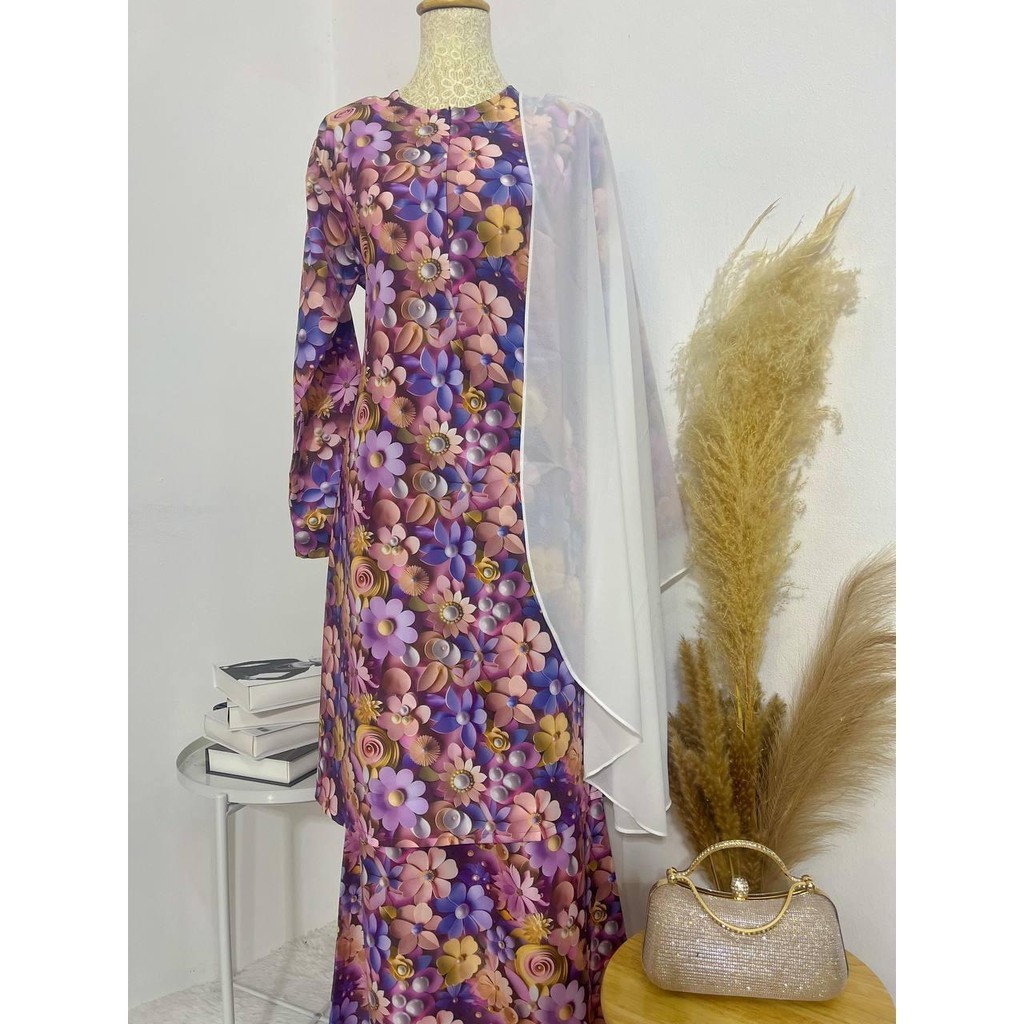 KURUNG MELATI 8D MANGO BY NUR GALLERY HQ | Shopee Malaysia