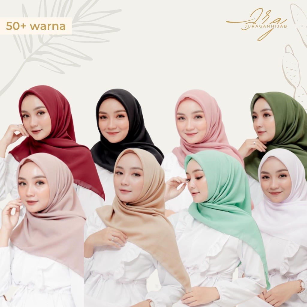 Bella Square Rectangular Hijab | Shopee Malaysia