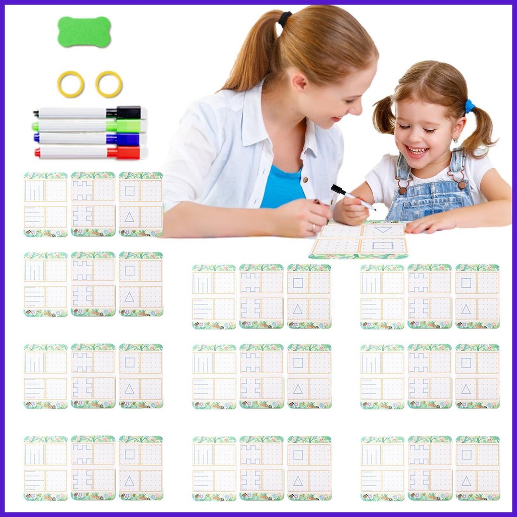 Pen Control and Tracing Book Erasable Preschool Practice Copybook ...
